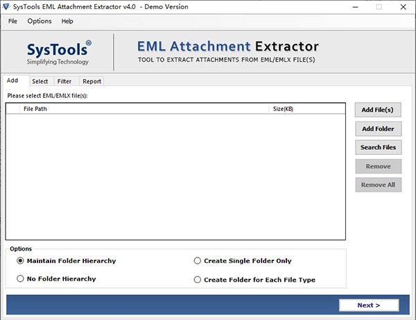 SysTools EML Attachment Extractor电脑端官方正版2025最新版绿色免费下载安装
